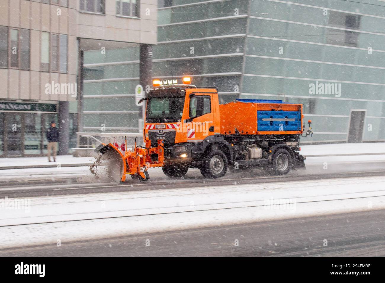Linz, Winter, Schnee 12.01.2025, Linz, AUT, Urfahr, im Bild Winter ...