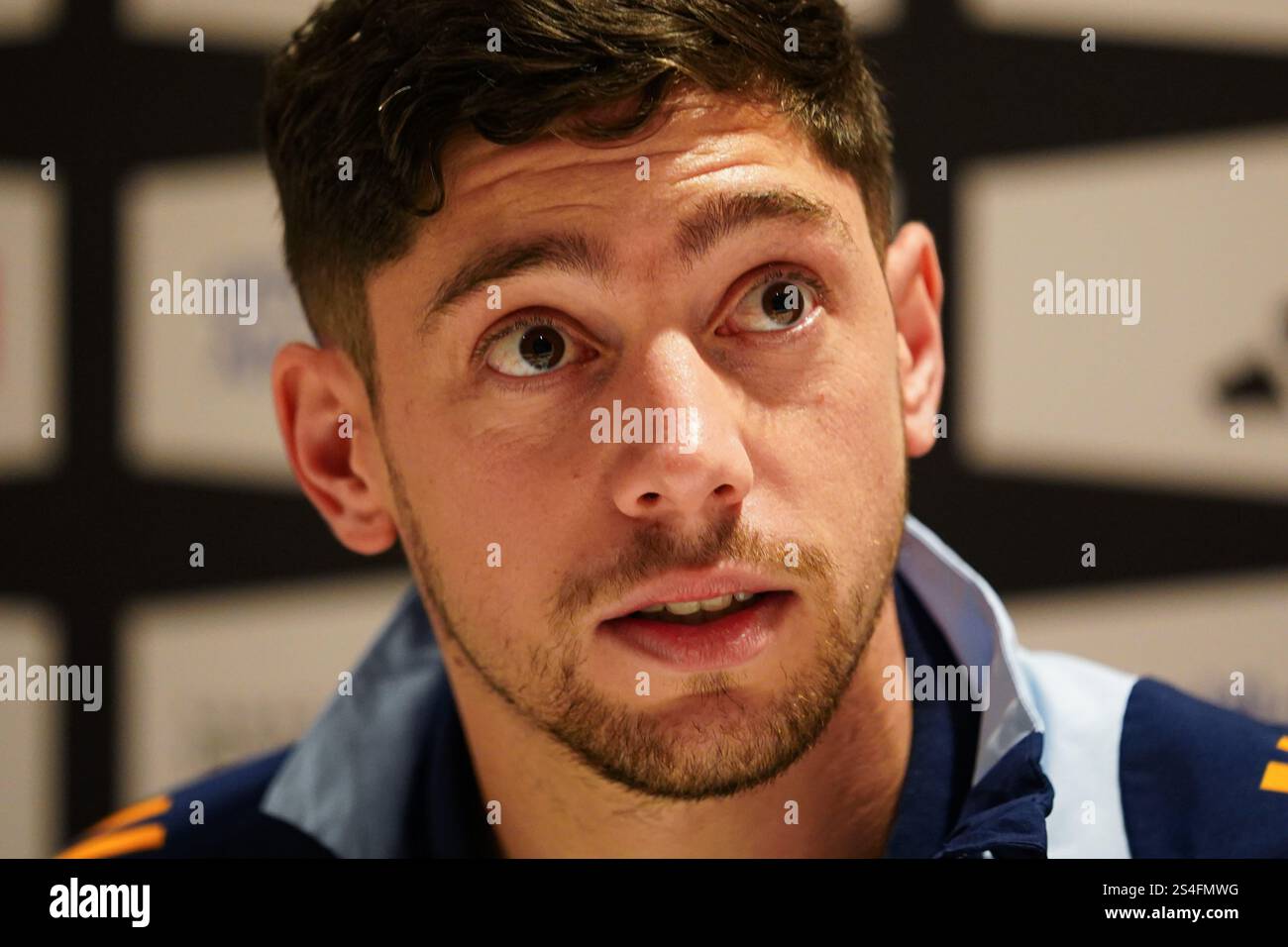 Jeddah, Saudi Arabia. 11th Jan, 2025. Real Madrid's Uruguayan player ...