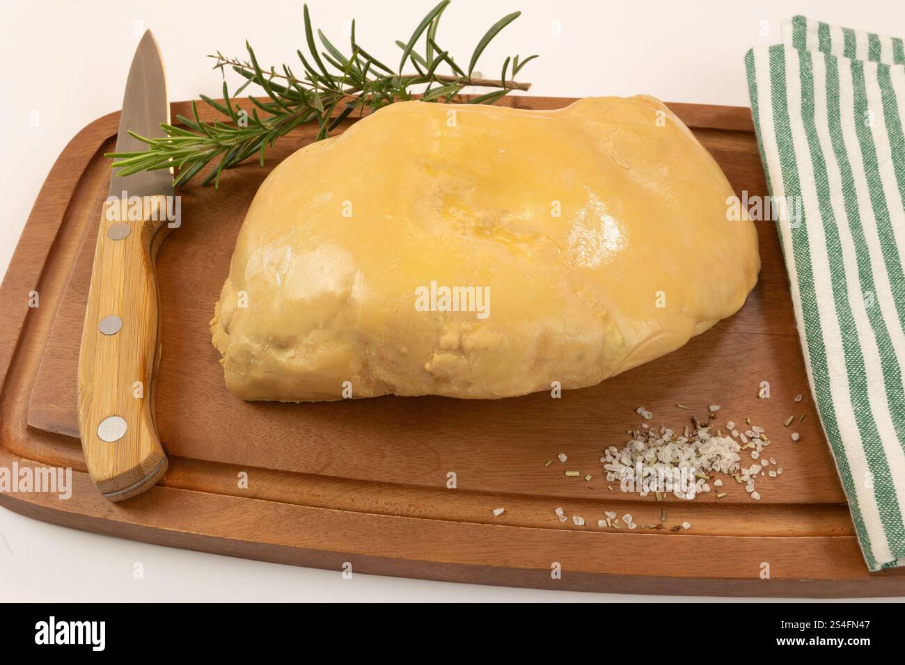 Whole duck foie gras lobe, close-up Stock Photo - Alamy