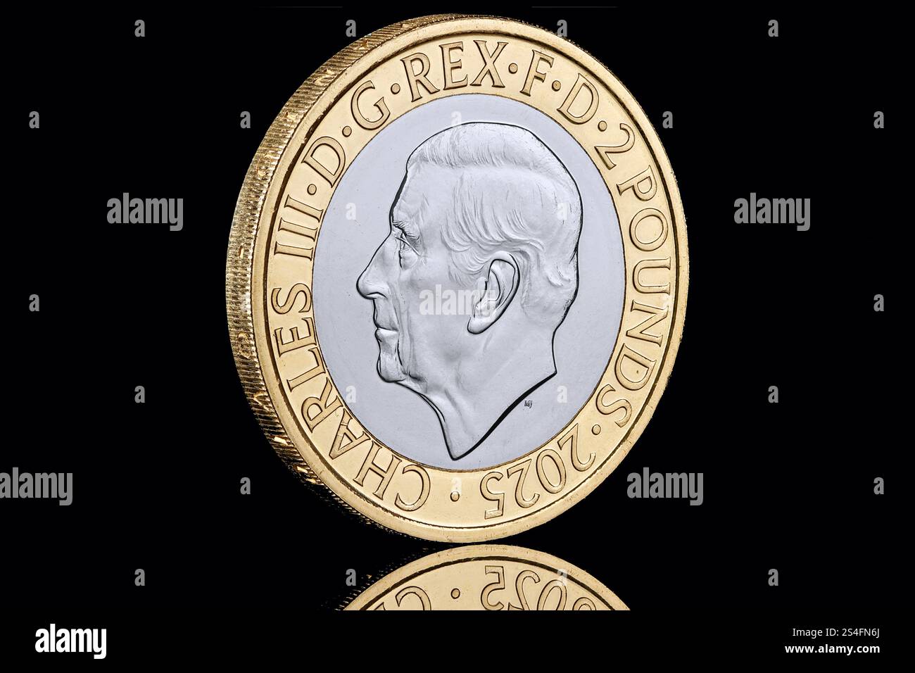 2025 king charles 2 pound coin hi-res stock photography and images - Alamy