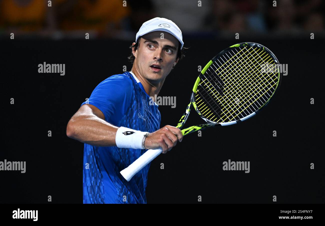 Melbourne, Australia. 12th Jan, 2025. Adam Walton of Australia after ...