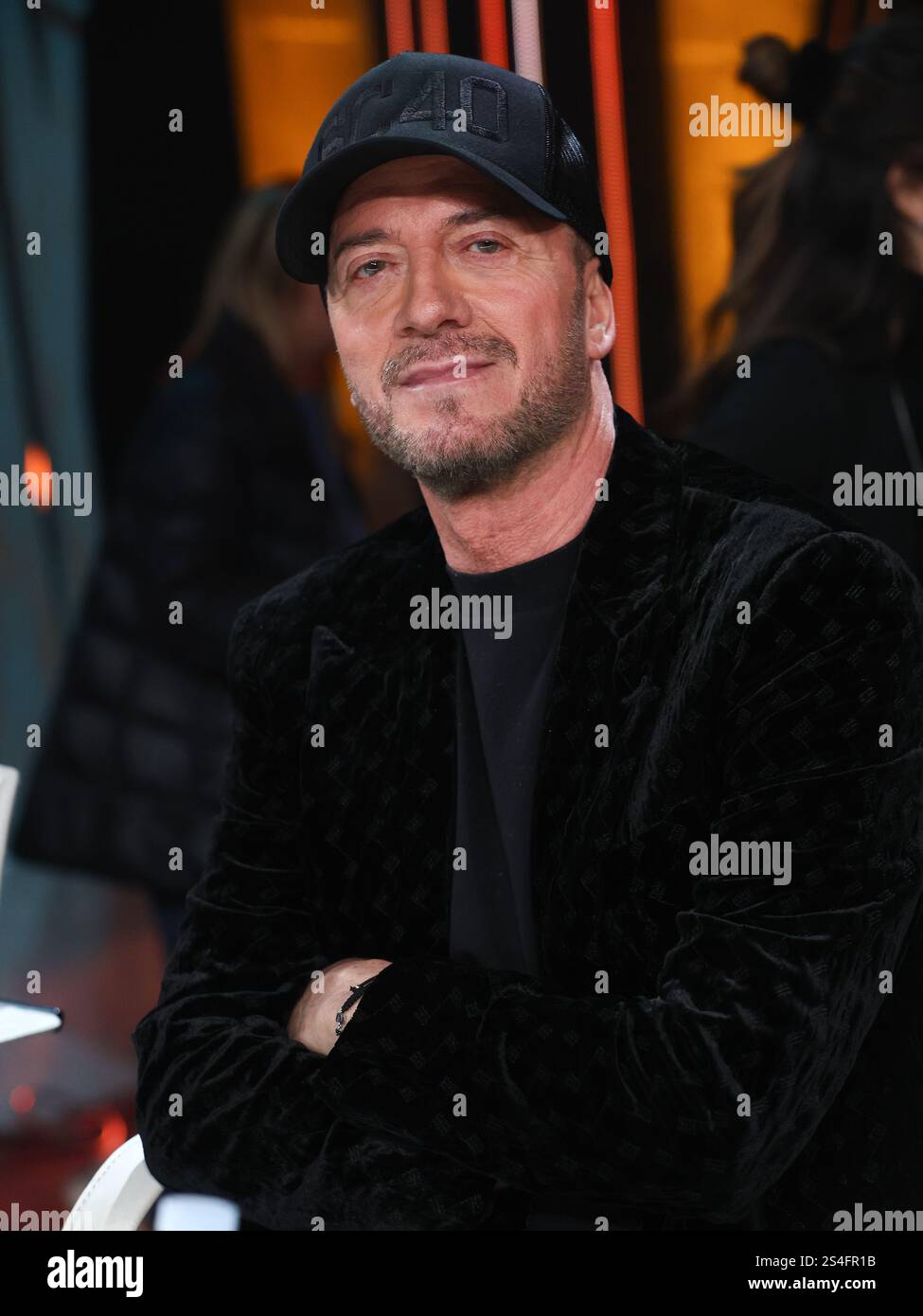 Rome, Italy. 11th Jan, 2025. Rome, Rai ex Dear studios, TV show "Now or ...