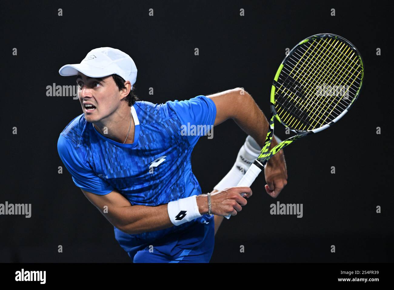 Melbourne, Australia. 12th Jan, 2025. Adam Walton of Australia in ...