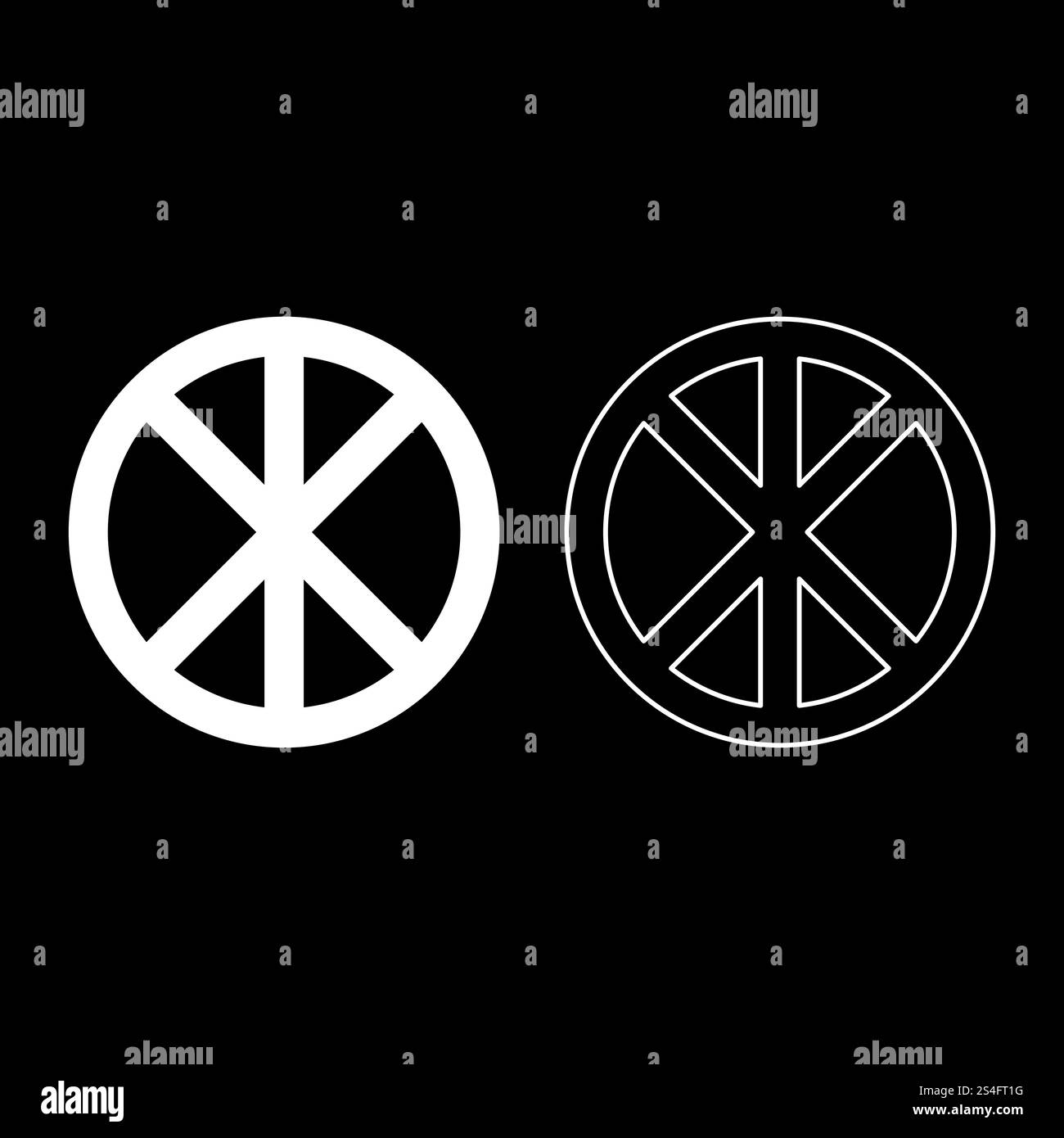 Cross round circle on bread concept parts body Christ Infinity sign in ...