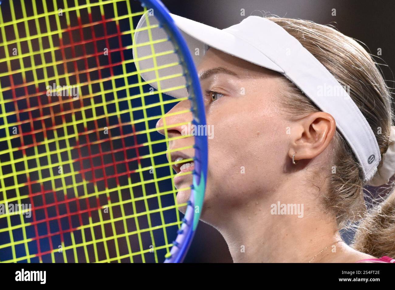 Daria Saville of Australia in action during her round 1 match against ...