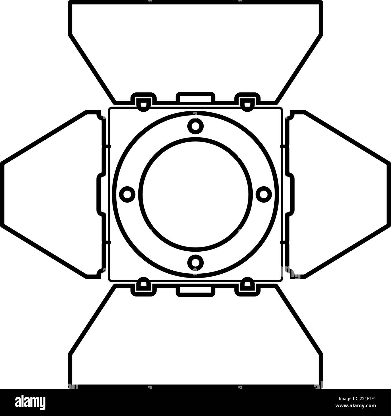 Studio spot lights Studio projector front view Spotlight Movie ...