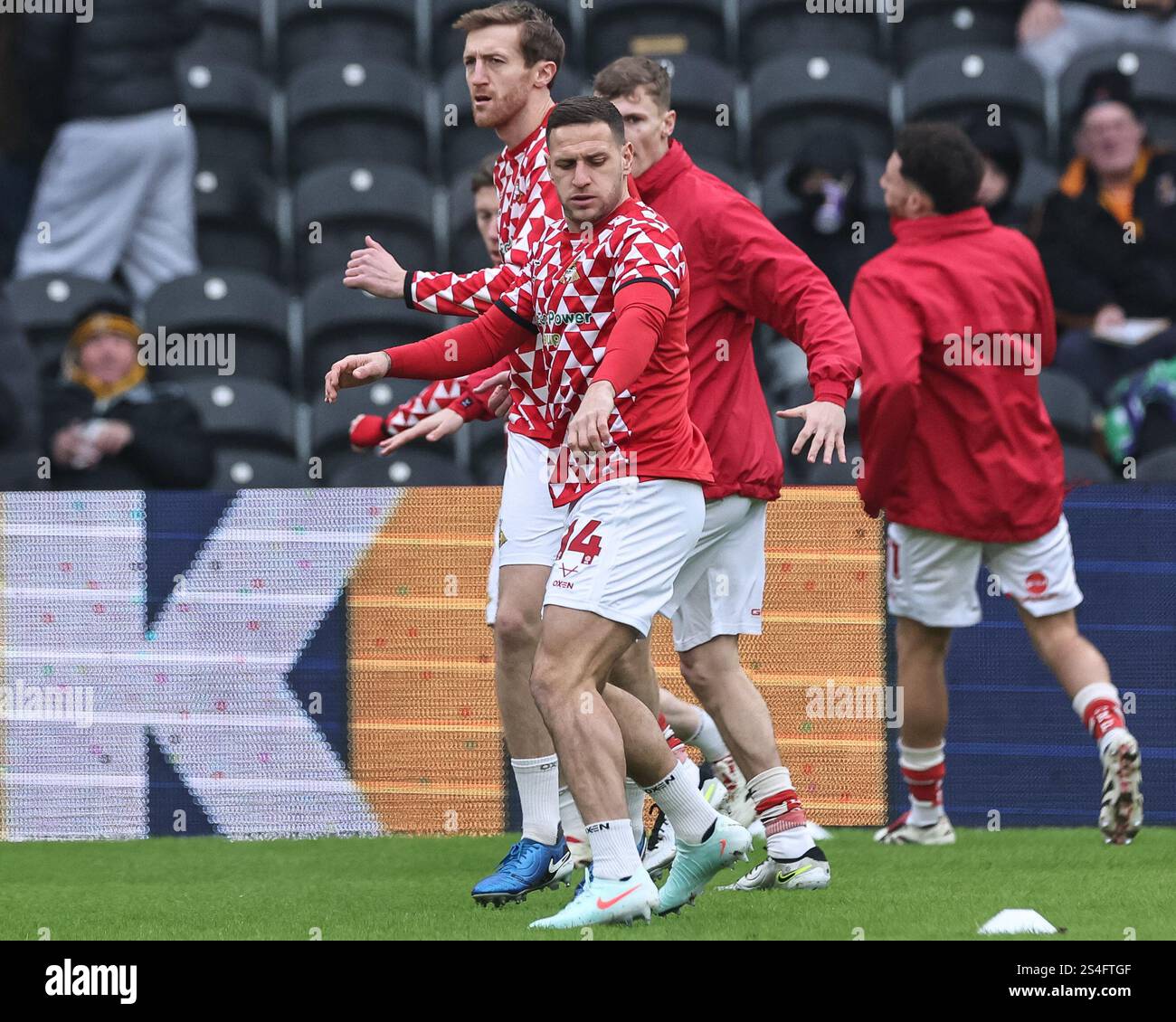 Hull, UK. 12th Jan, 2025. Billy Sharp of Doncaster Rovers in the ...