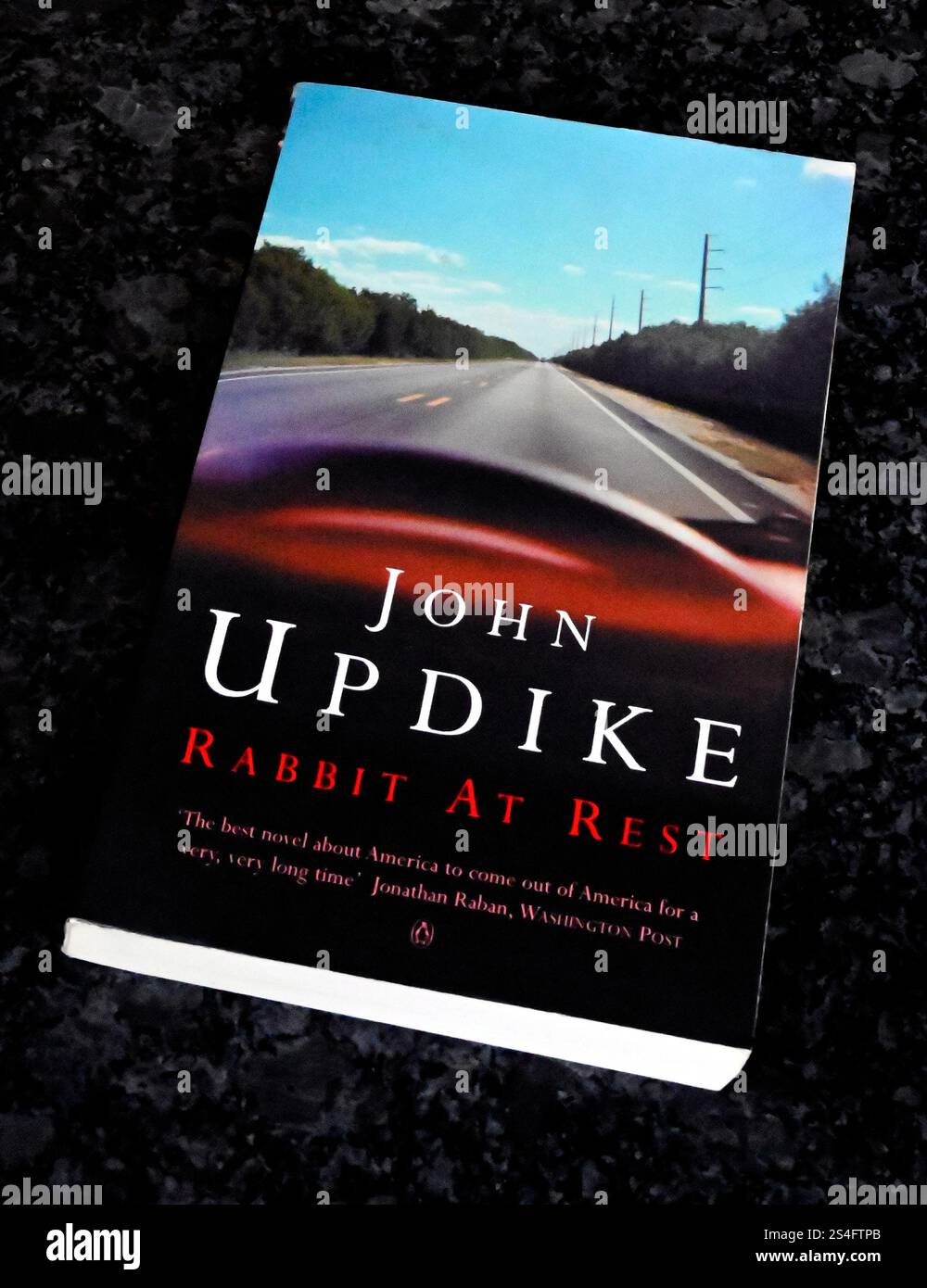 Book cover "Rabbit at Rest" by John Updike Stock Photo - Alamy