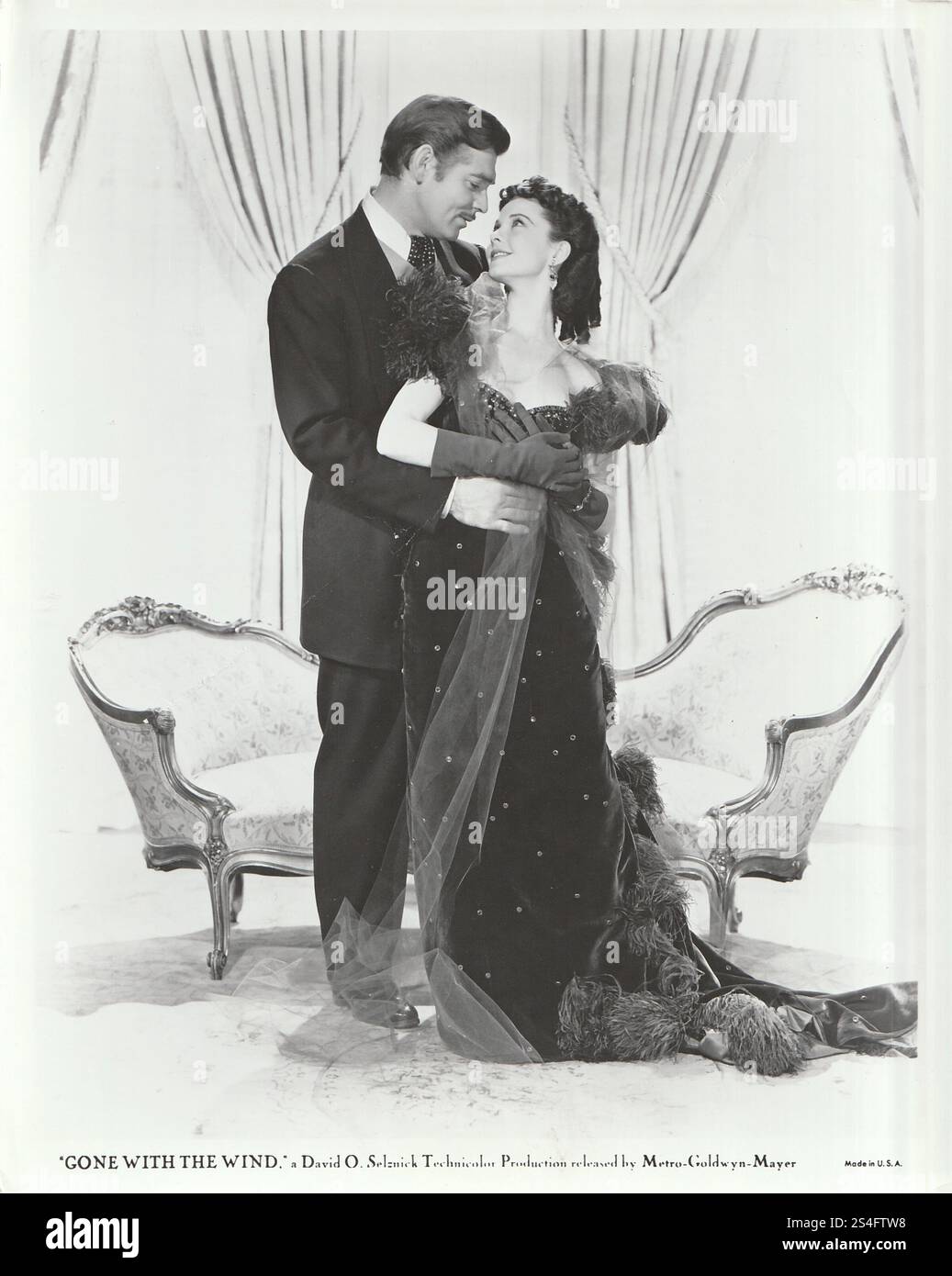 Gone With The Wind MGM 1939 Clark Gable, Vivian Leigh, Leslie Howard ...