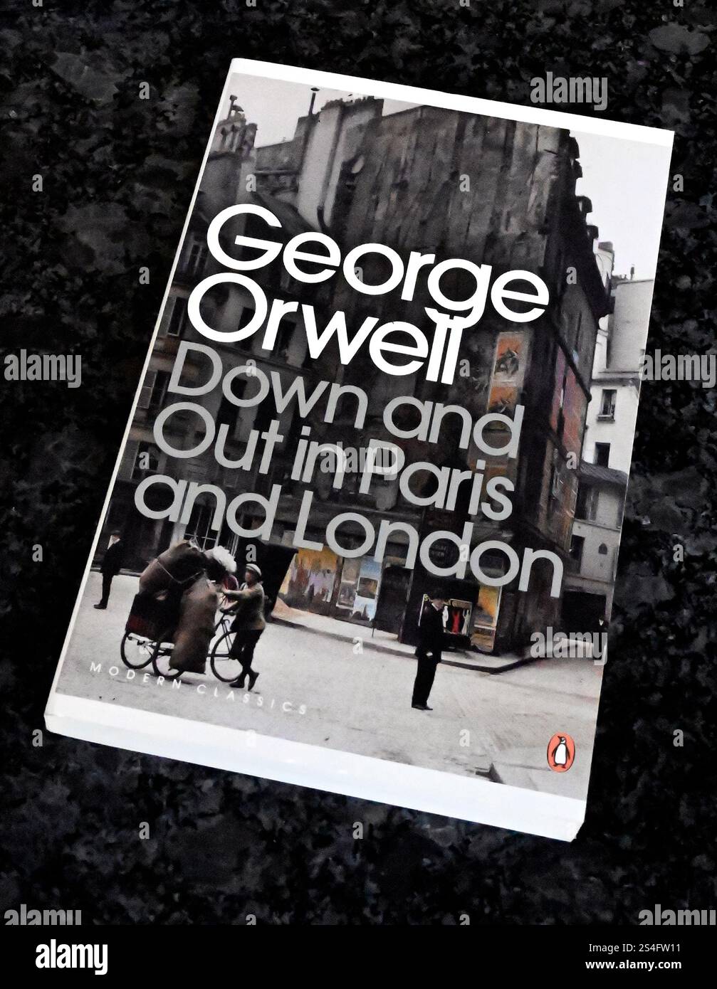 Book cover "Down and Out in Paris and London" by George Orwell Stock ...