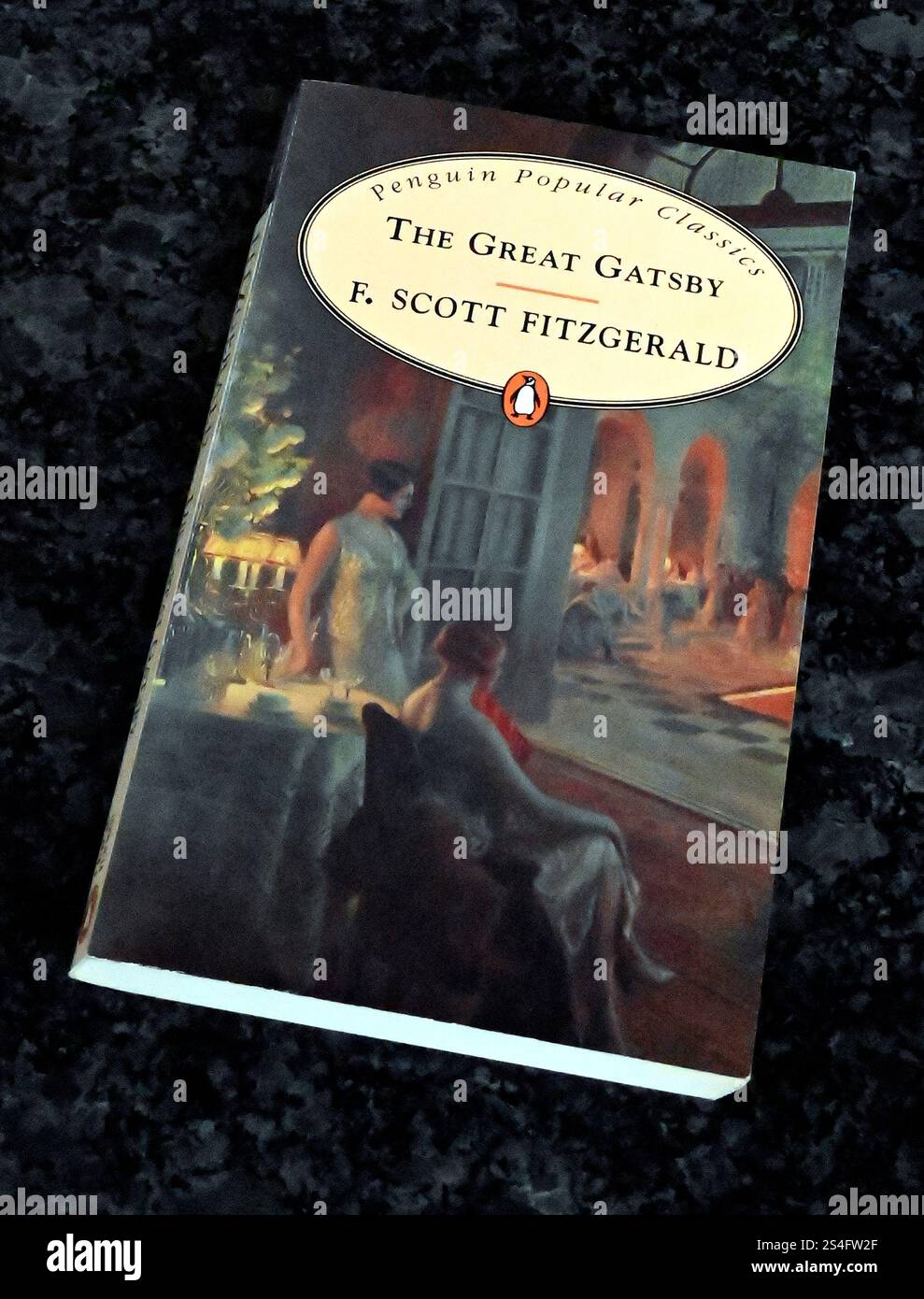 Book cover "The Great Gatsby" by F.Scott Fitzgerald Stock Photo - Alamy