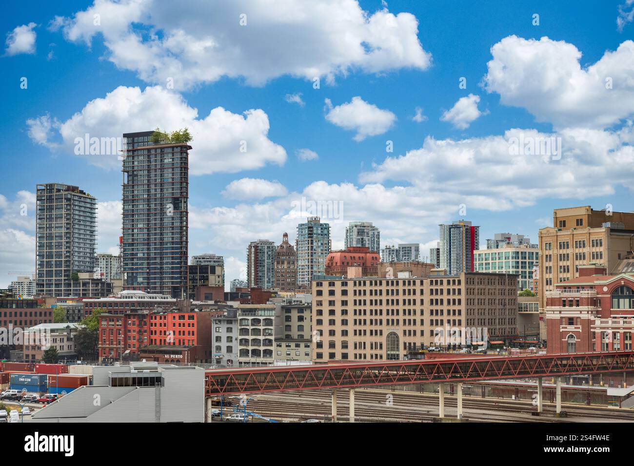 Vancouver, British Columbia High Rise Buildings. Downtown Vancouver ...