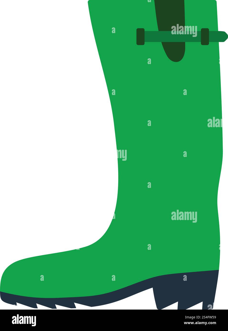 Rubber boot icon. Flat color design. Vector illustration Stock Vector ...