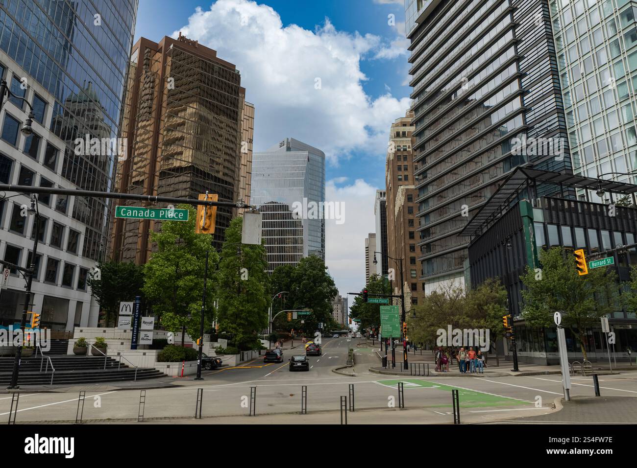 Vancouver, British Columbia High Rise Buildings. Downtown Vancouver ...