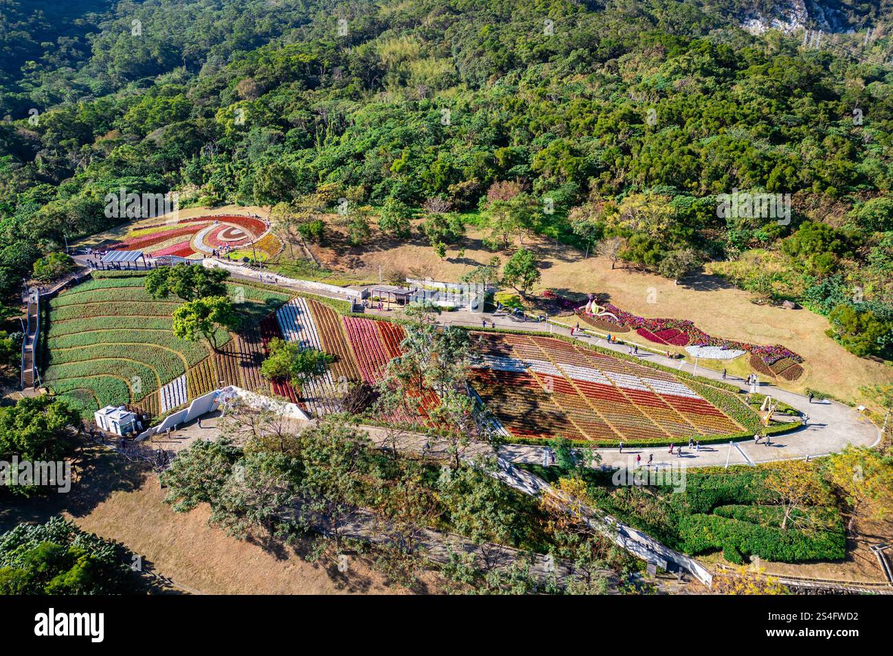 Scenery of Ki Pataw Shan Tseng Chi Park in Taipei city, Taiwan Stock ...