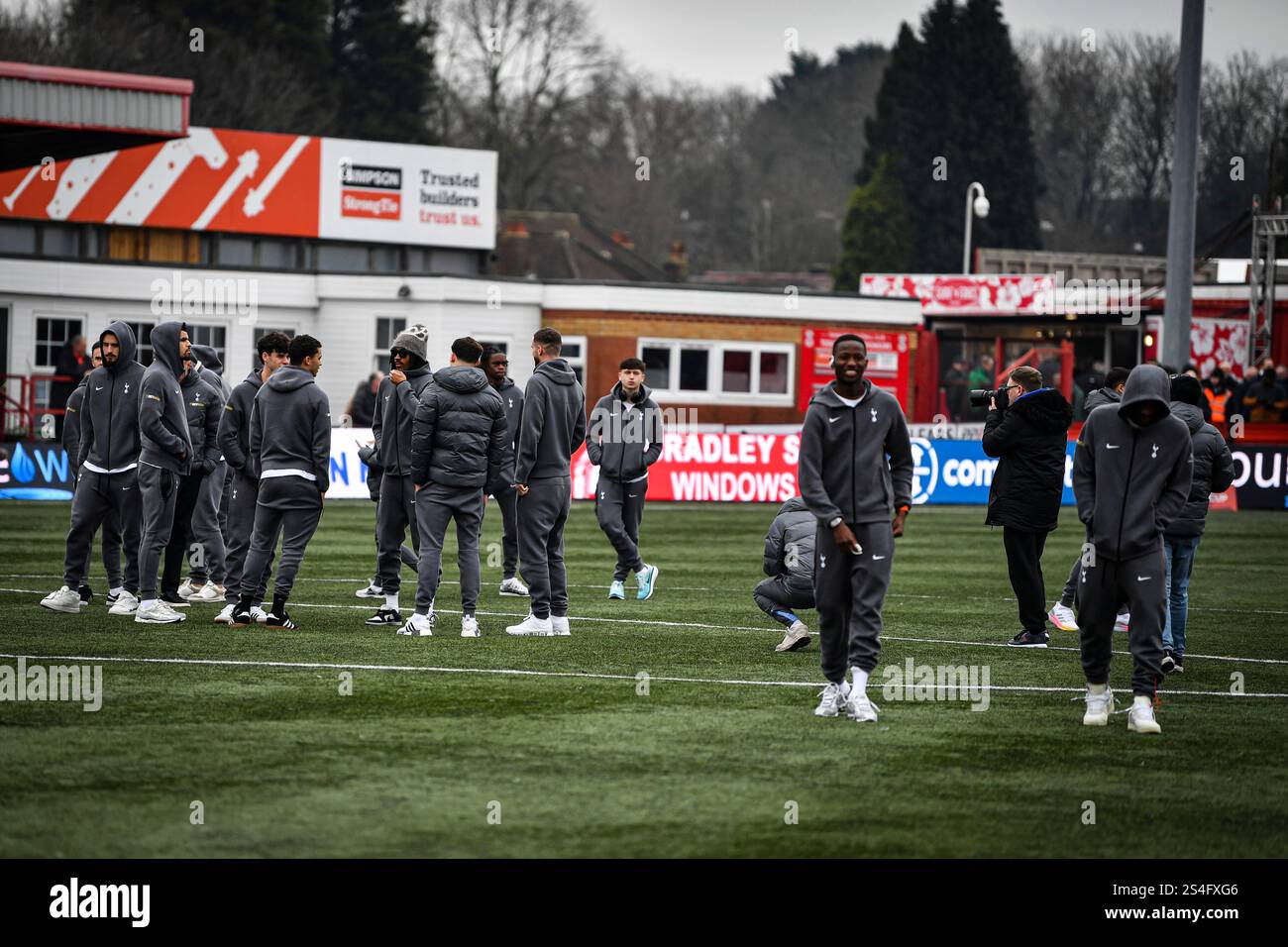 The Lamb Ground, Tamworth, UK. 12th Jan, 2025. FA Cup Third Round ...