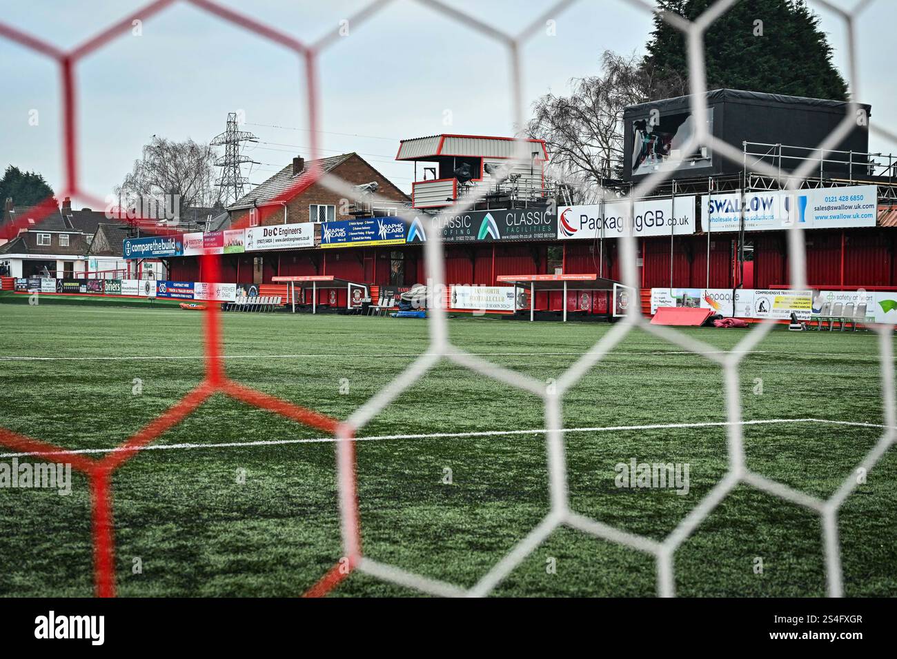 The Lamb Ground, Tamworth, UK. 12th Jan, 2025. FA Cup Third Round ...
