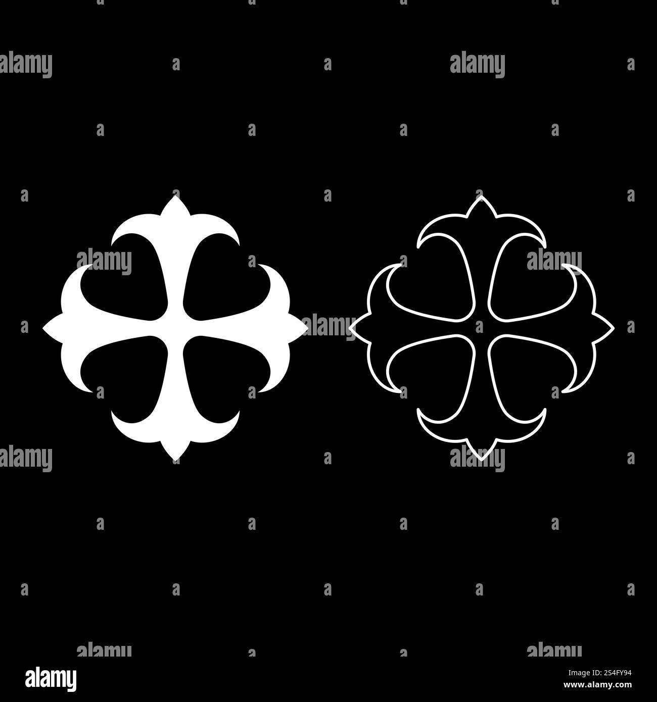 Symbol field lily kreen strong Cross monogram dokonstantinovsky Symbol ...