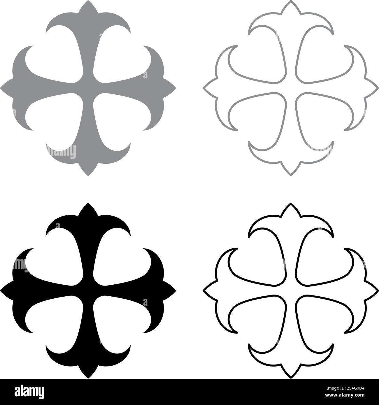 Symbol field lily kreen strong Cross monogram dokonstantinovsky Symbol ...