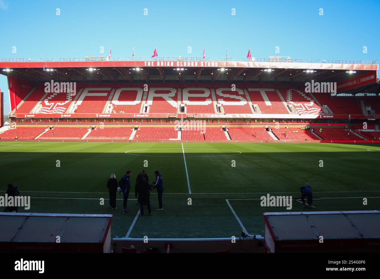 Nottingham, UK. 11th Jan, 2025. Ground View inside the Stadium Brian ...