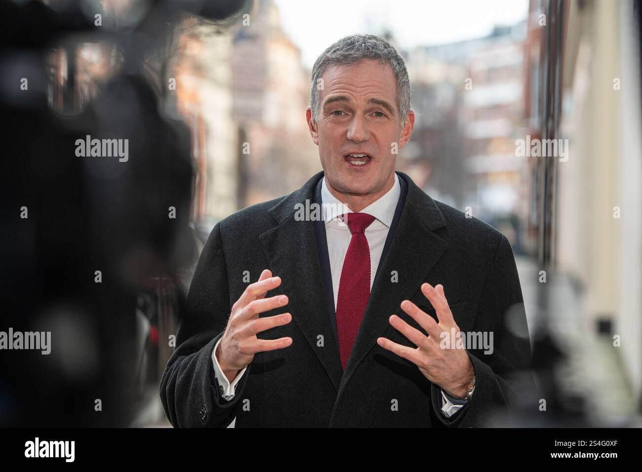 London, England, UK. 12th Jan, 2025. Science Secretary PETER KYLE is ...