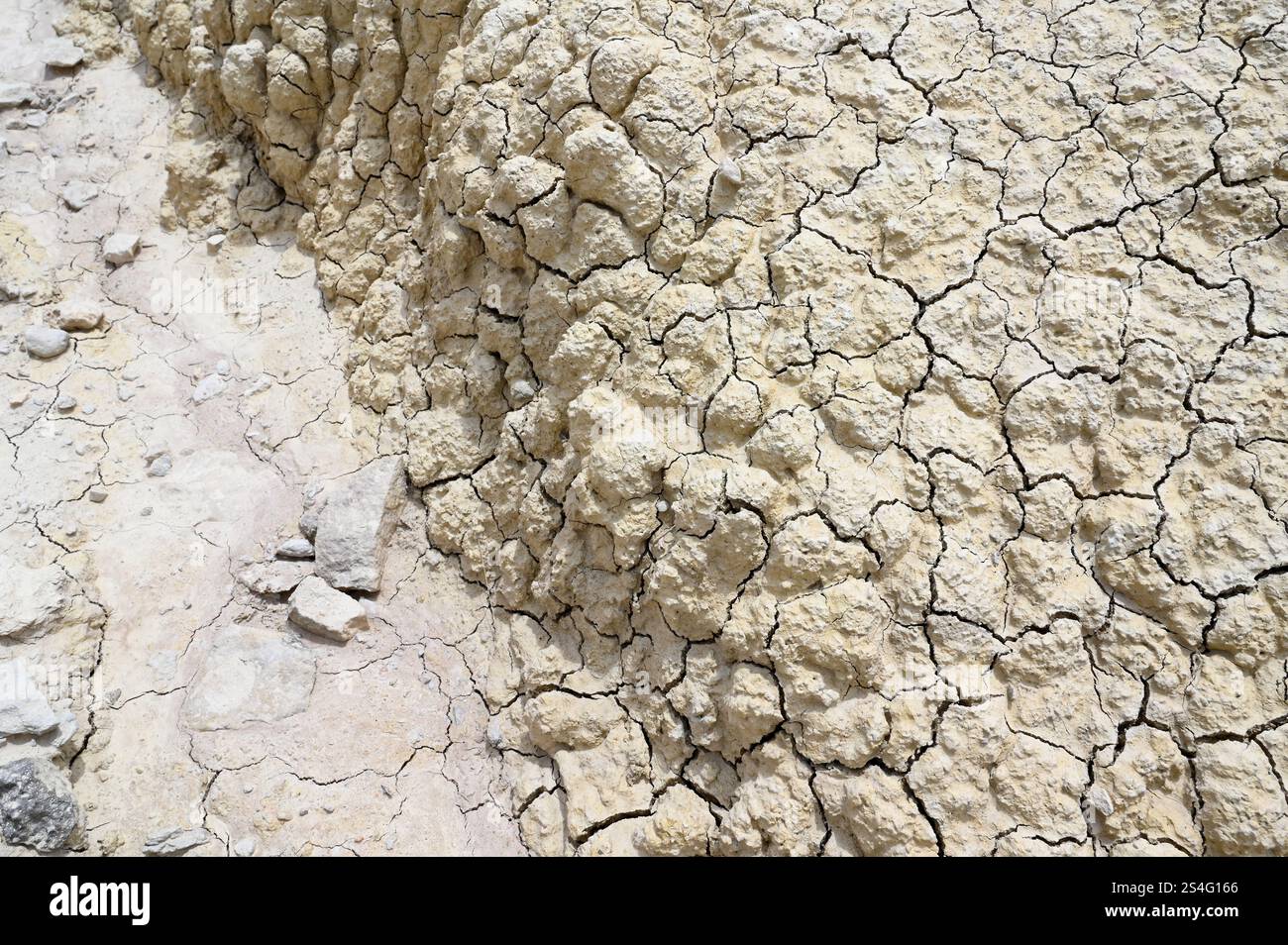 Dry cracks erosion sediment background geology in biosphere Reserve ...