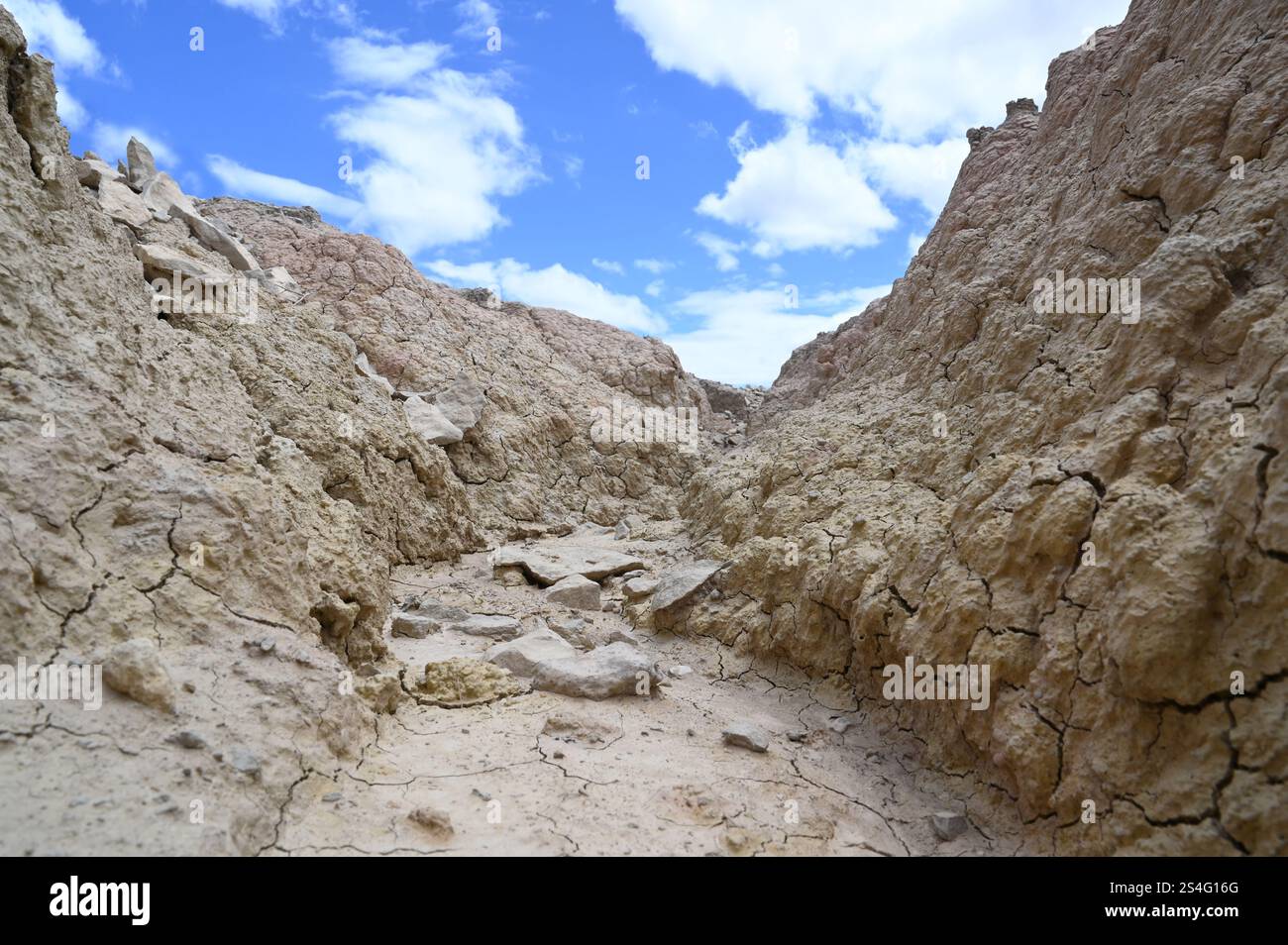 Dry cracks erosion sediment background geology in biosphere Reserve ...