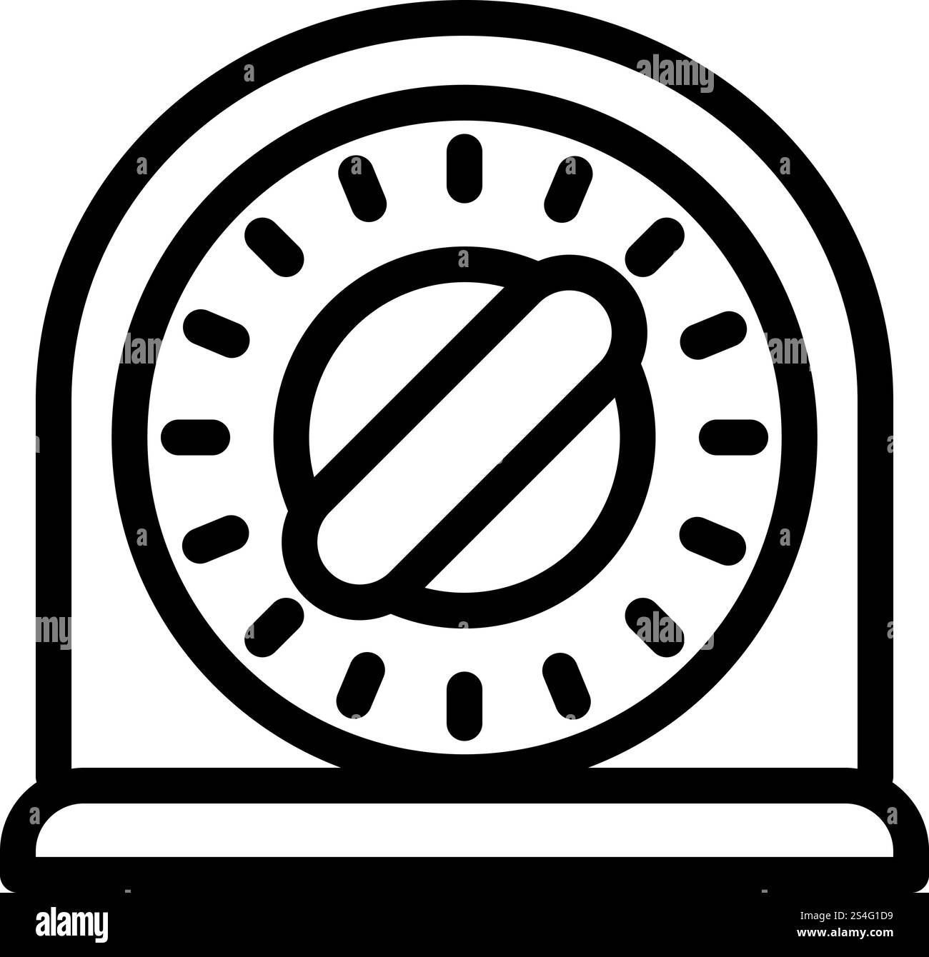 Target stand icon. Cartoon of target stand vector icon for web design ...