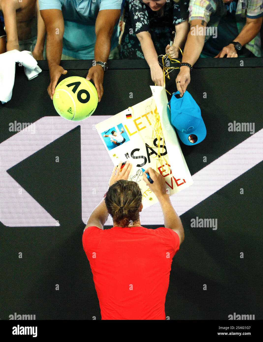 Melbourne, Australia. 12th Jan, 2025. Tennis: Grand Slam - Australian ...