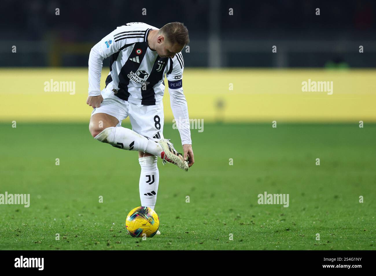 Torino, Italy. 11th Jan, 2025. Teun Koopmeiners of Juventus Fc looks on ...