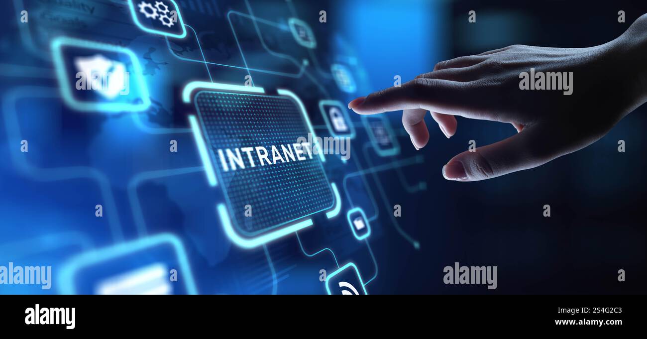 Intranet Enhancing Internal Communication and Collaboration, projection ...