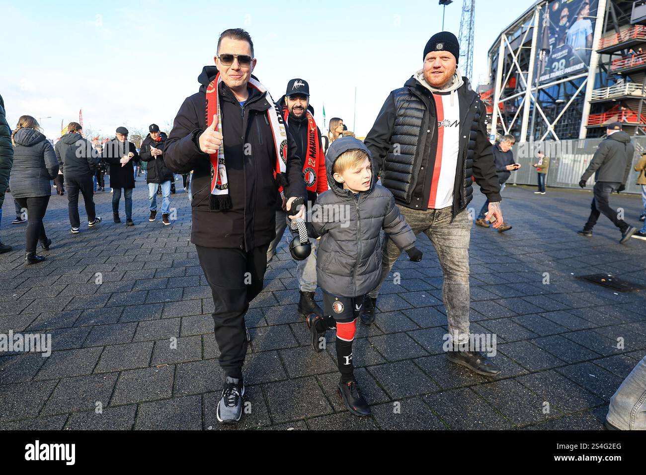 ROTTERDAM, 12-1-2025, Stadium de Kuip, Eredivisie, 2024/2025, Feyenoord ...