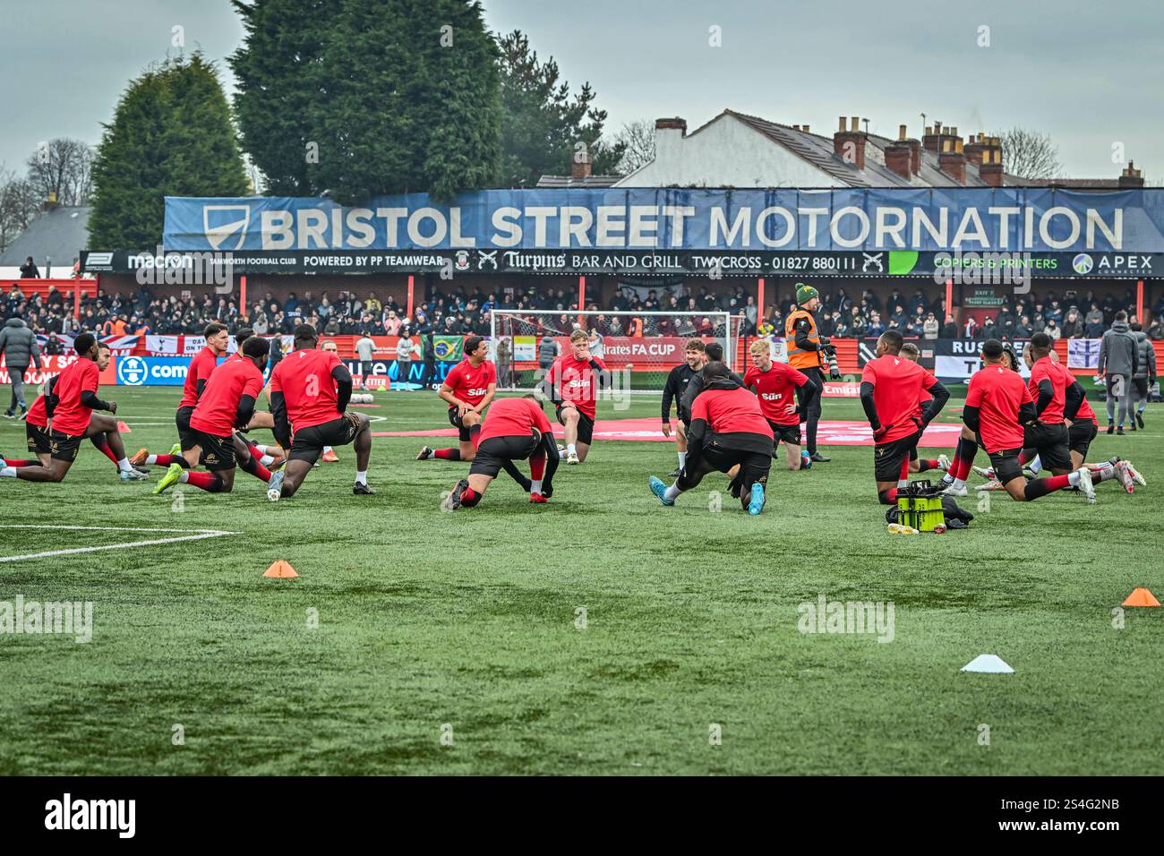 The Lamb Ground, Tamworth, UK. 12th Jan, 2025. FA Cup Third Round ...