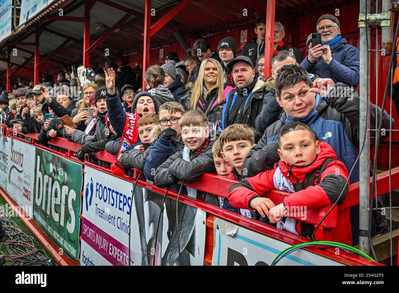The Lamb Ground, Tamworth, UK. 12th Jan, 2025. FA Cup Third Round ...