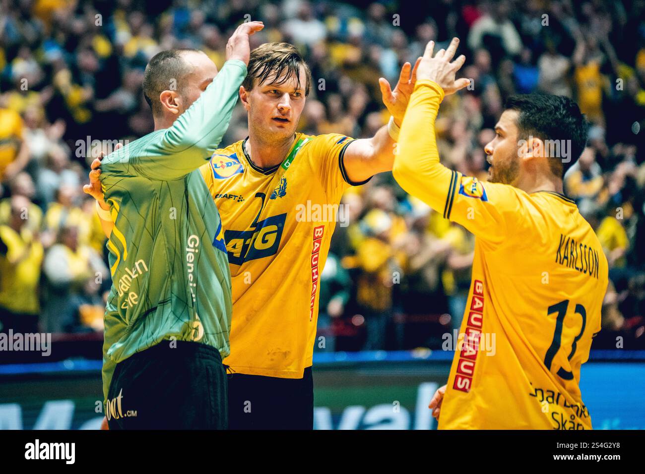 Malmoe, Sweden. 11th, January 2025. Fabian Norsten (51) and Jonathan ...
