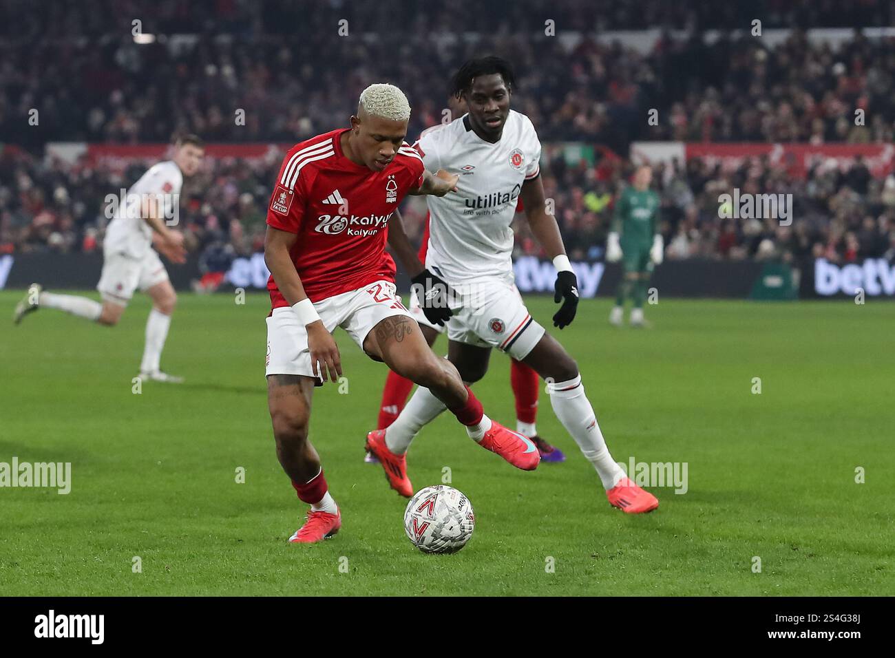 Nottingham, UK. 11th Jan, 2025. Nottingham Forest midfielder Danilo (28 ...