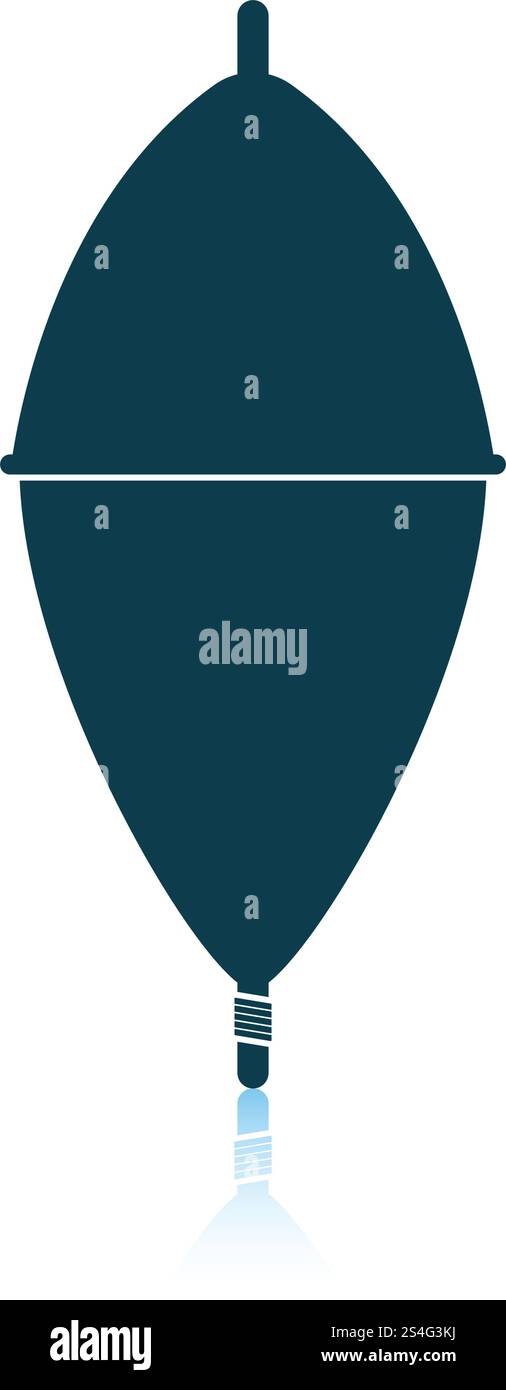 Icon of float . Shadow reflection design. Vector illustration Stock ...