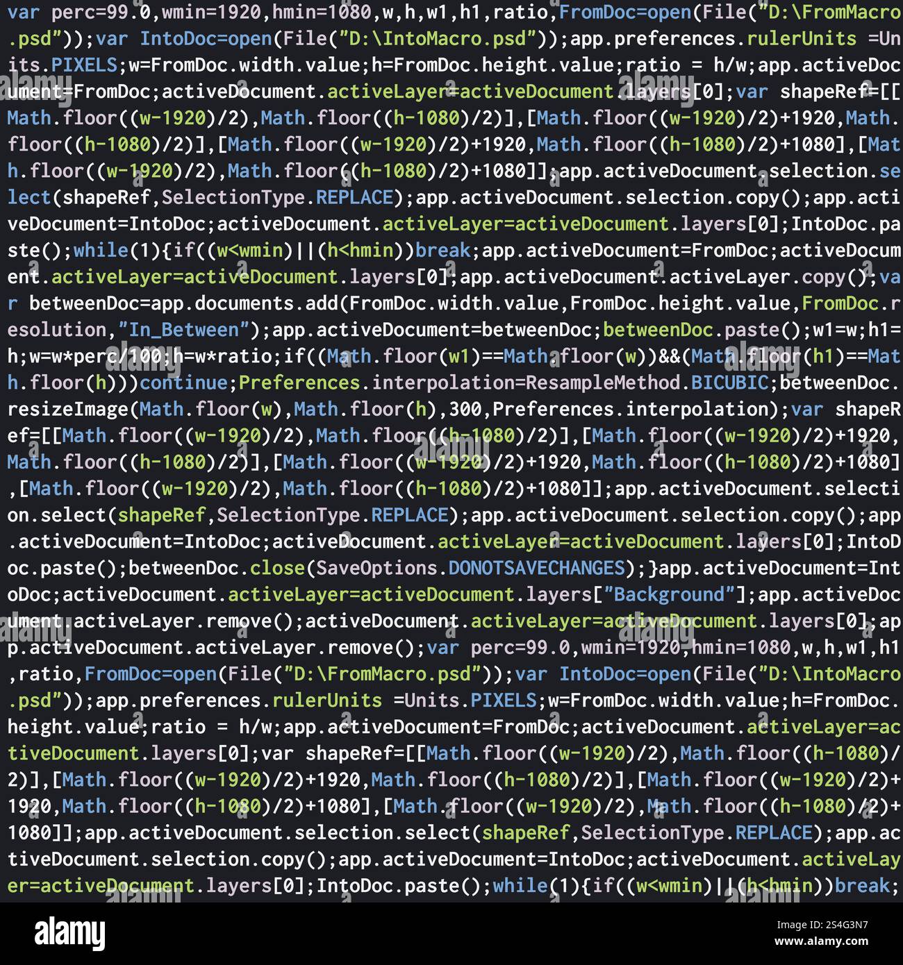 Javascript Program Code Programming Script Vector Background Coding