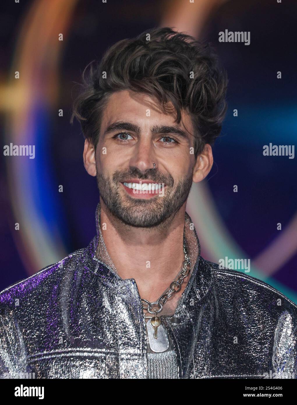 Chris Taylor seen during a photocall for "Dancing on Ice" 2025 at ITV ...