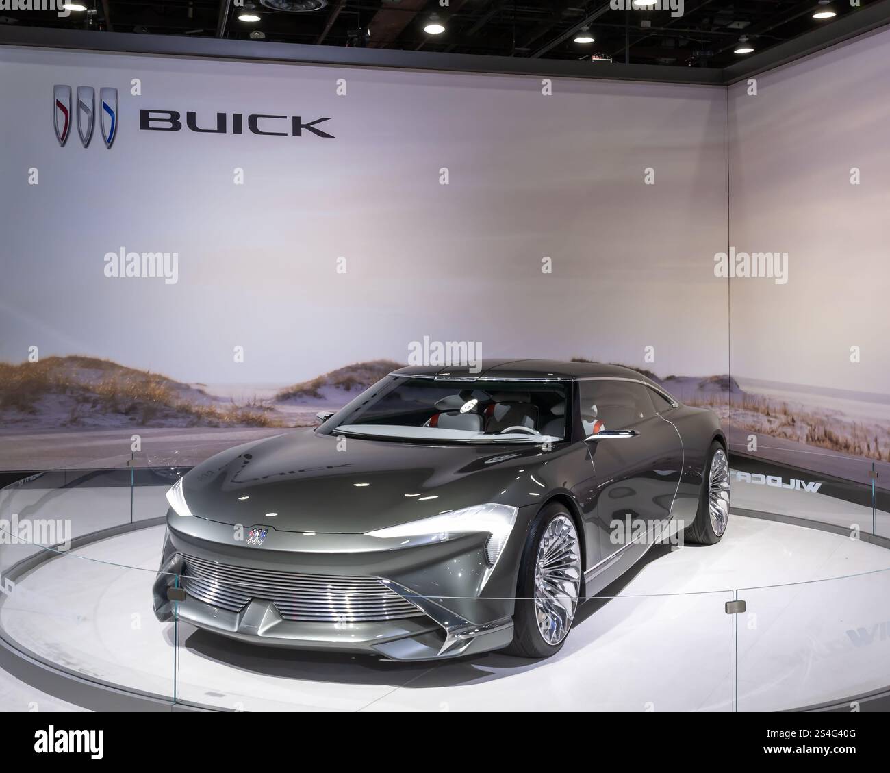 DETROIT, MI/USA - JANUARY 10, 2025: A Buick Wildcat EV Concept car ...