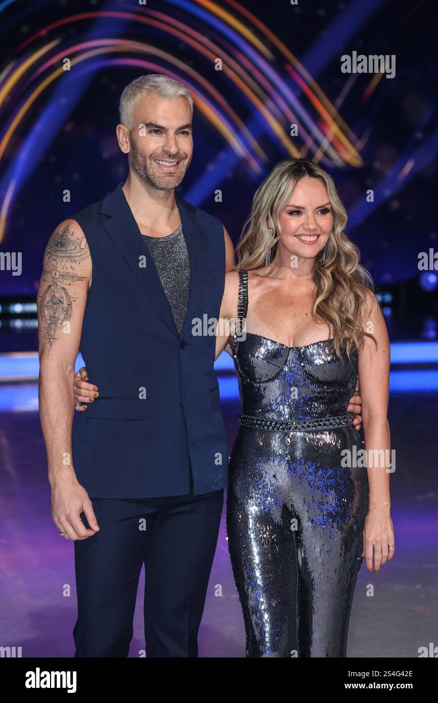 Eric Radford and Charlie Brooks seen during a photocall for "Dancing on ...