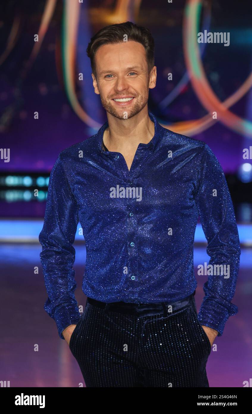 Mark Hanretty seen during a photocall for "Dancing on Ice" 2025 at ITV ...