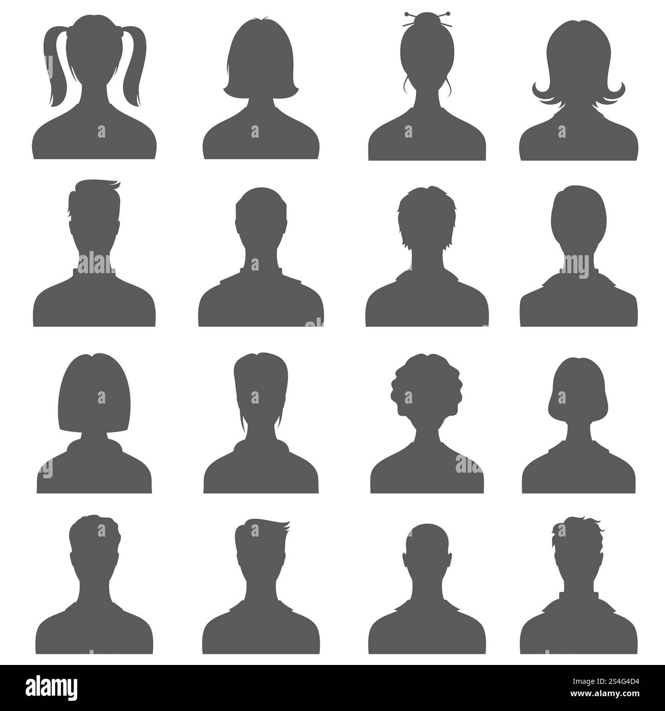 Anonymous girl silhouette hi-res stock photography and images - Alamy