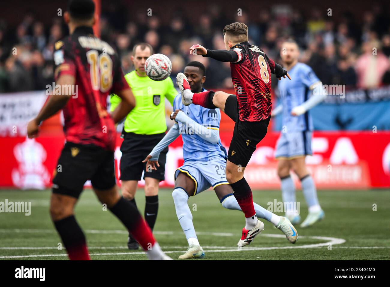 The Lamb Ground, Tamworth, UK. 12th Jan, 2025. FA Cup Third Round ...