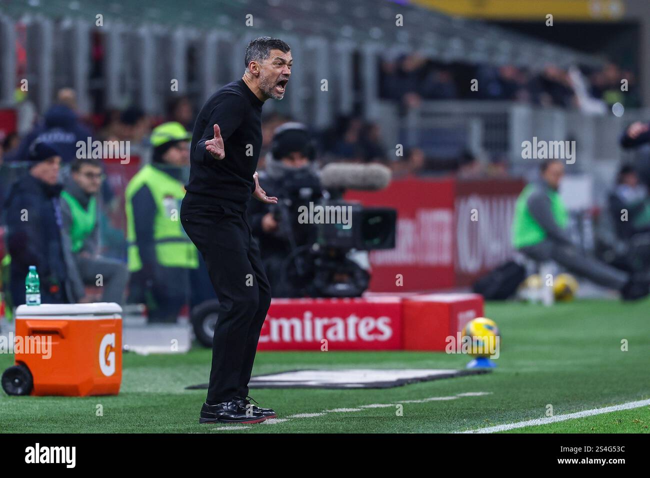Milan, Italien. 11th Jan, 2025. Sergio Conceicao Head Coach of AC Milan ...
