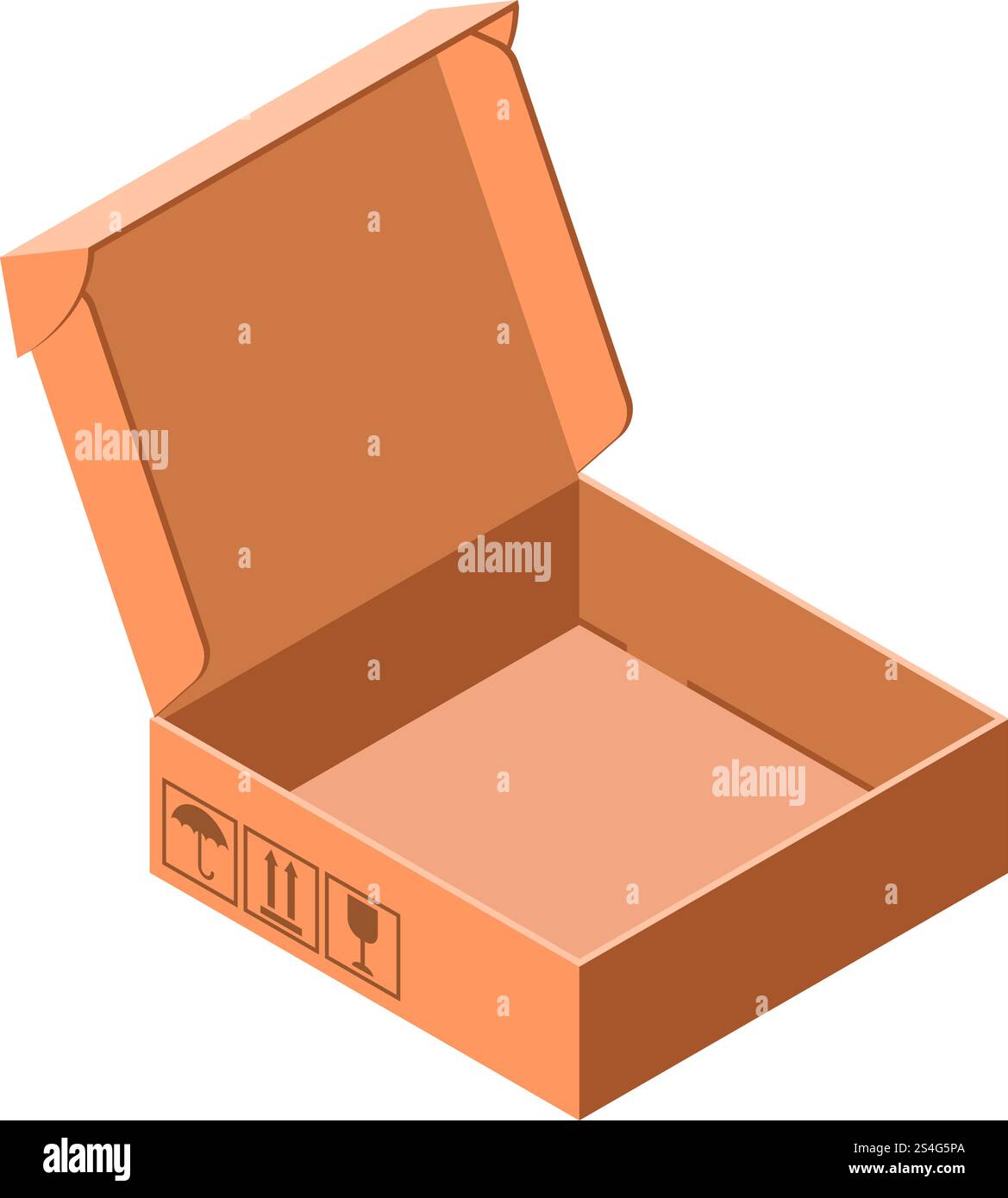 Shoe carton box icon. Isometric of shoe carton box vector icon for web ...