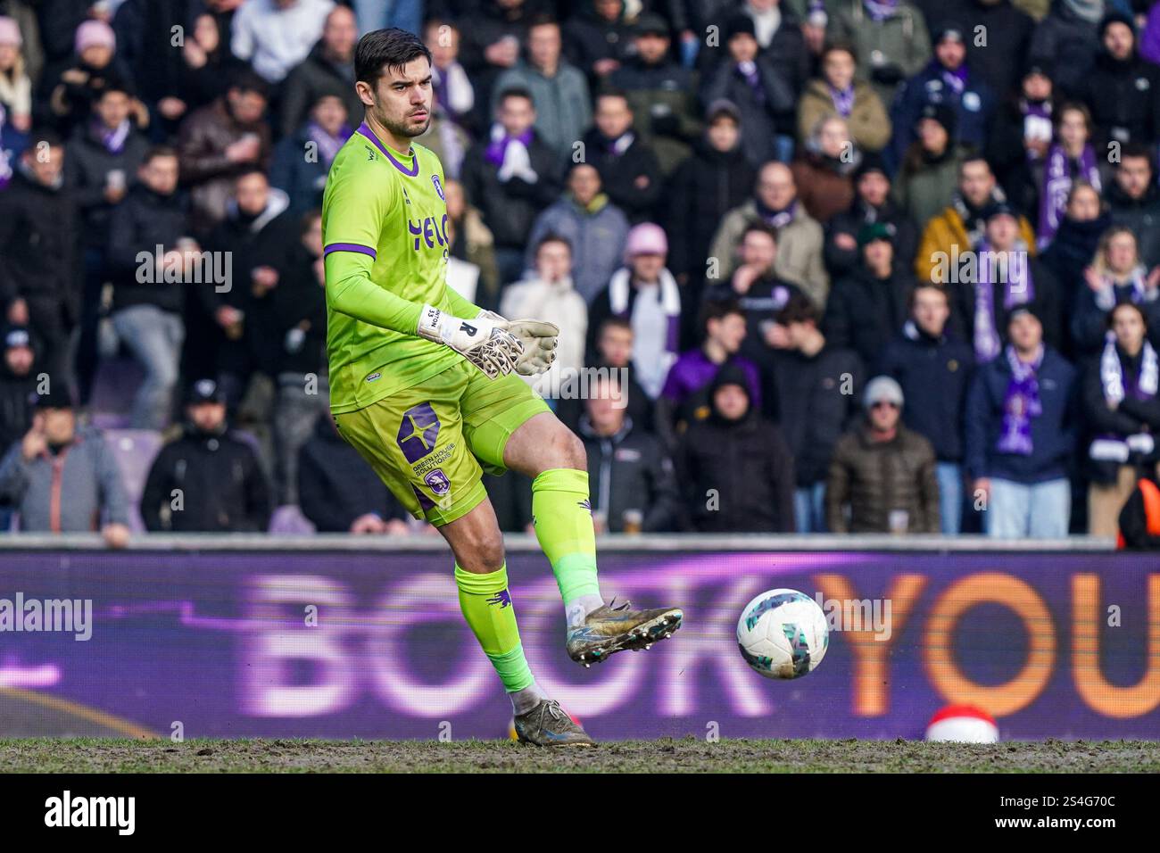 Antwerpen, Belgium. 12th Jan, 2025. ANTWERPEN, BELGIUM - JANUARY 12: goalkeeper Nick Shinton of ...