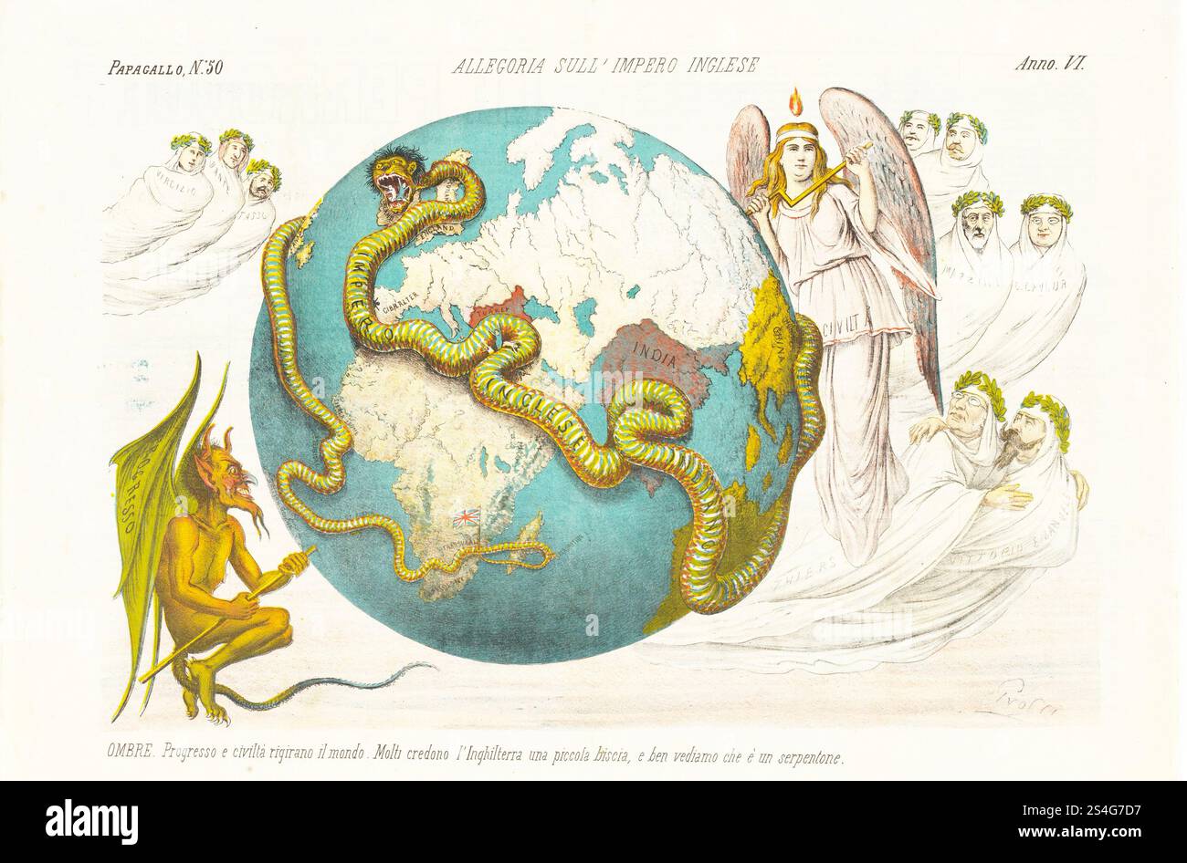 Satirical map of british empire hi-res stock photography and images - Alamy