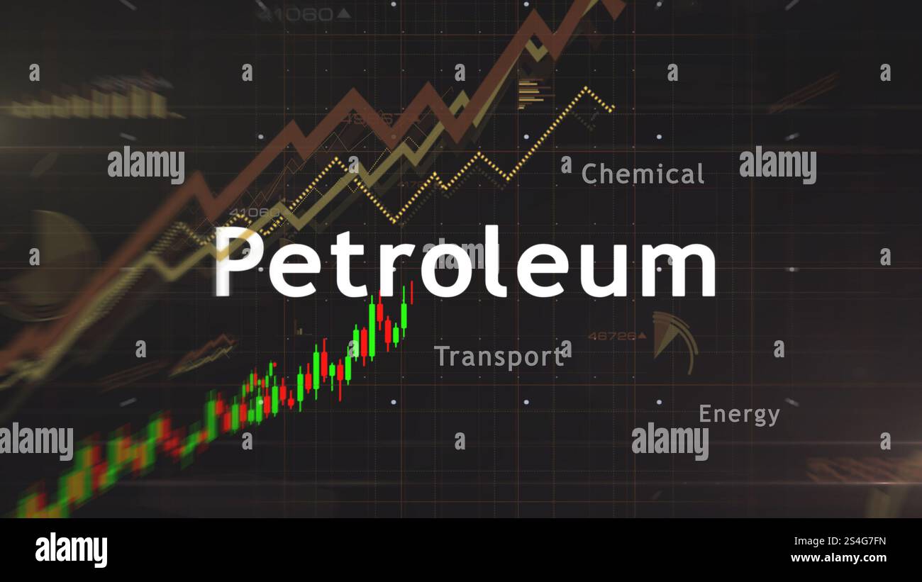 Petroleum oil production for transport and energy charts and graphs ...