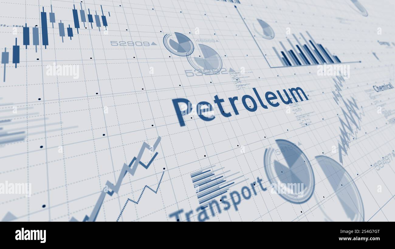 Petroleum oil production for transport and energy charts and graphs ...